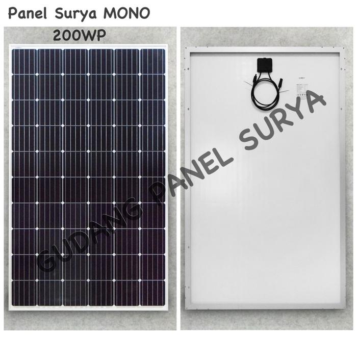 Jual Panel Surya Solar Panel Solarcell SOLANA MONO 200WP 200 WP ...