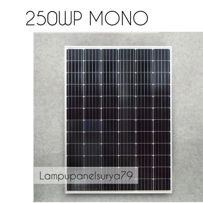 Jual Solar Panel Mono 250WP Surya Cell 250 WP SOLANA Module Mono 250WP ...