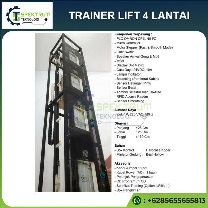 Jual Trainer lift 4 lantai - Edukit otomasi industri - Kota Malang ...