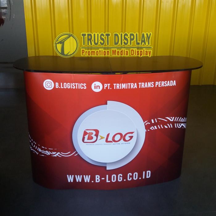 Jual Meja Pameran , Meja Booth , Pop Up Standar plus printing - Jakarta ...