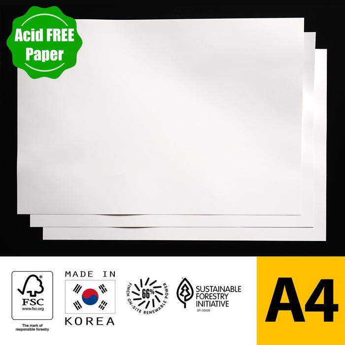 Jual Kertas Acid Free Arte Ultra White 248 gsm A4 FSC - 2 lembar A4 - Jakarta Selatan ...