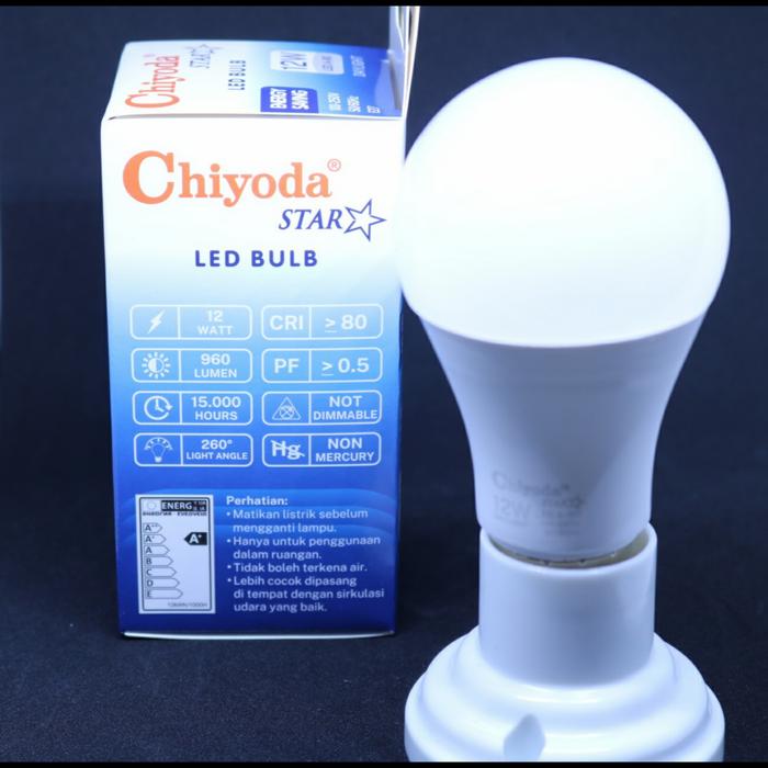 Jual Lampu Bohlam LED Bulb Chiyoda 12w Putih A60-E27 (daylight ...