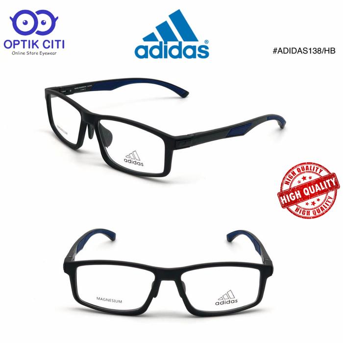 Jual Frame Kacamata Pria Adidas sporty 138 ada pegas grade original ...