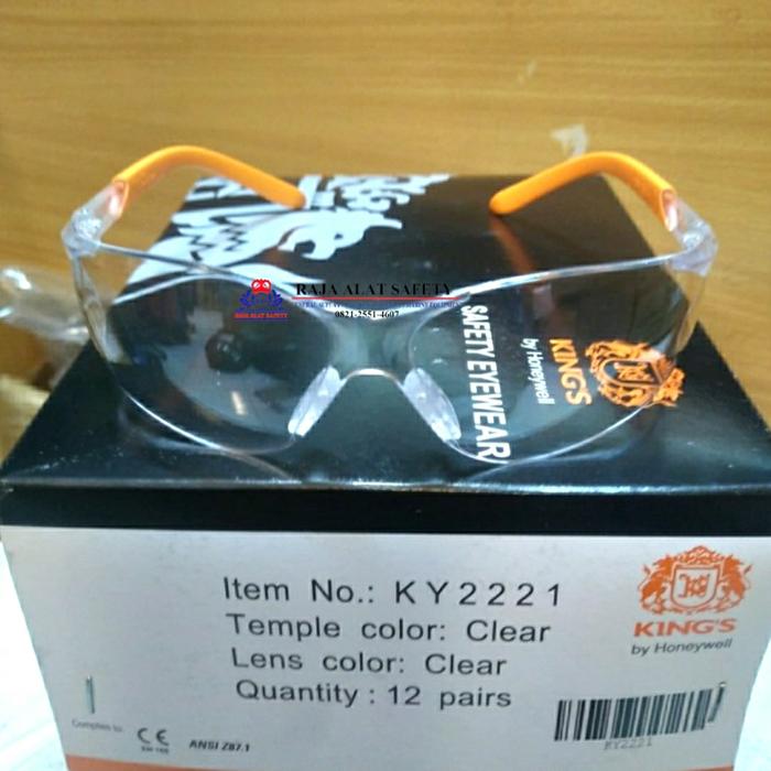 Jual Kacamata Safety Kings ANSI Z87.1 EN166 KY 2221 / Safety Glasses ...