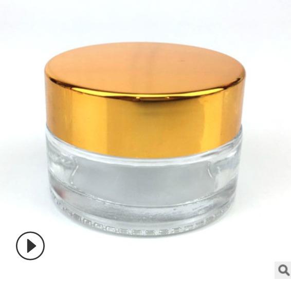 Jual Pot Cream Jar 50ml Pot Kosmetik Pot Krim Kaca Bening Tutup Putih ...