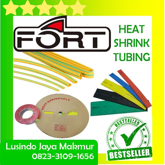 Jual Heat Shrink WARNA Tube 25 mm Selongsong Kabel Bakar FORT 25mm ...