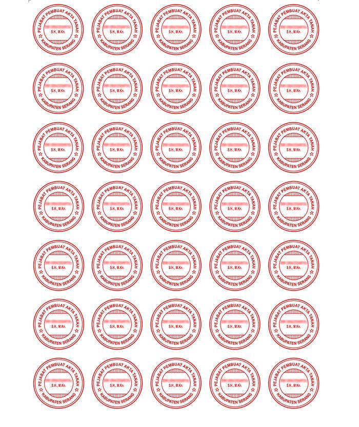 Jual Stiker Segel Akta Notaris / PPAT - Stiker Notaris, Kromo - Kab ...