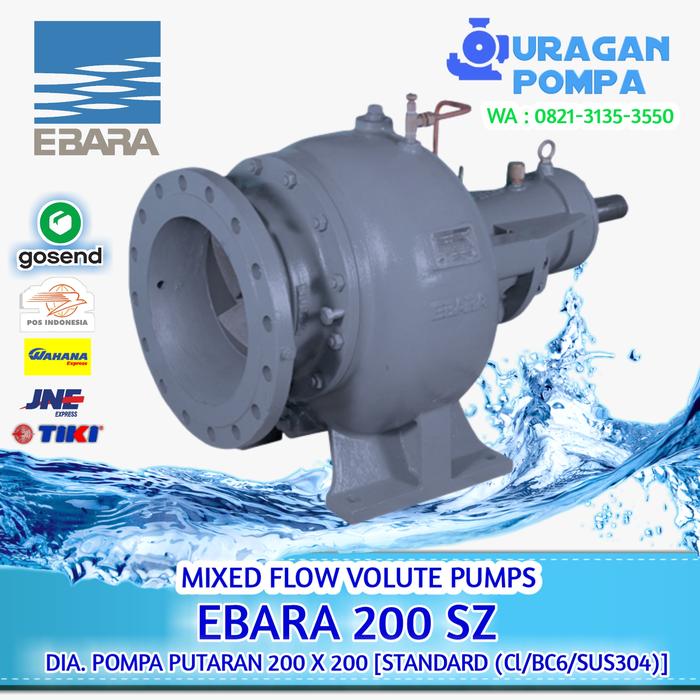 Jual Pompa Ebara 200 SZ (Mixed Flow Volute Pumps) Bare Pump - Kab. Sidoarjo - Juragan Pompa ...