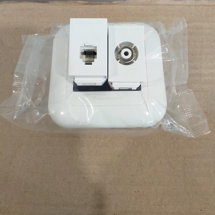 Jual Modular Telephone + Modular TV/ Double WEJ78029 Panasonic ...