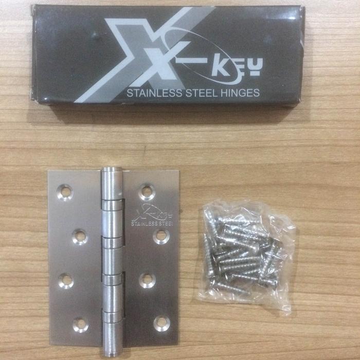 Jual Engsel Pintu 4 Inch Stainless Hinge 4" Engsel Kupu Kupu Stainless ...