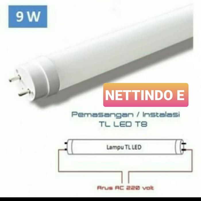 Jual LAMPU T8 TUBE 60 CM 9 WATT NEON LED 9WATT TL LED 9W 60CM 9 W LED ...