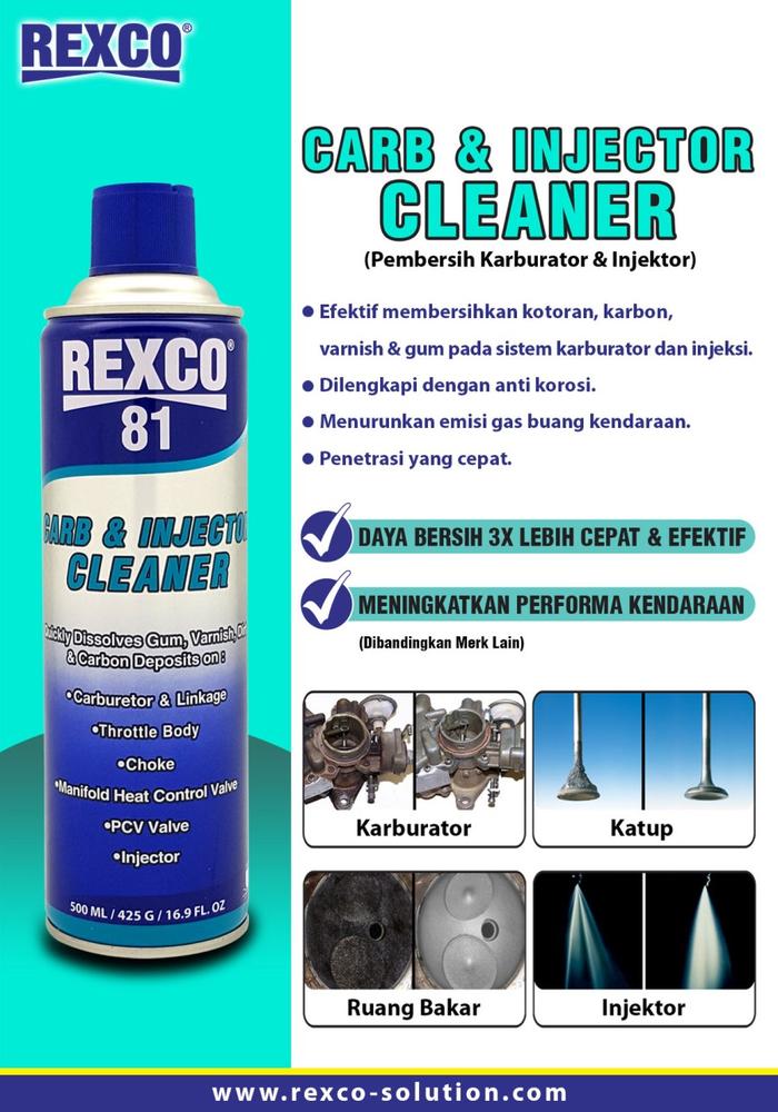 Jual Rexco 81 Pembersih Karburator dan Injektor (Cleaner) 500 Ml - Kota ...