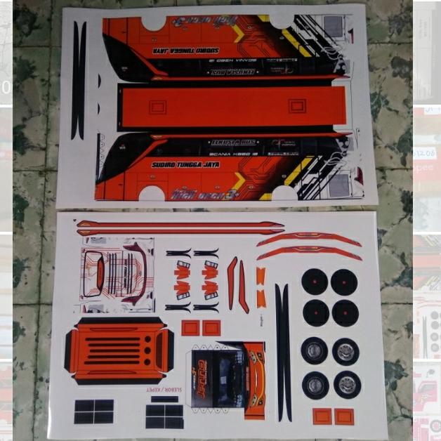 Jual Lembaran PaperCraft Bus STJ Jenna Skala 1:35 - Kab. Rembang ...