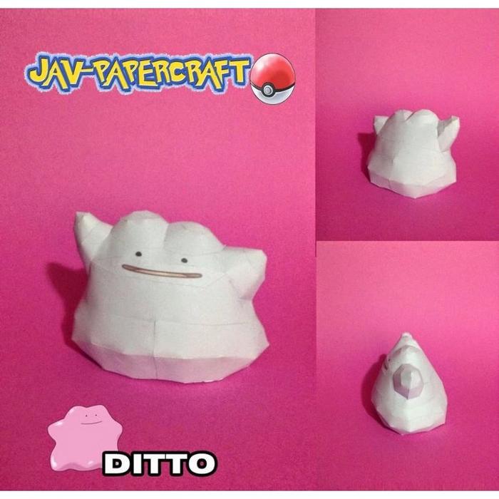 Jual Pokemon Ditto Papercraft - Kab. Bekasi - Papercraft Tiviti | Tokopedia