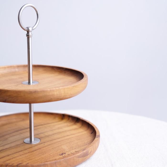 Promo 2-Tier Teak Cake Stand Cicil 0% 3x - Jakarta Selatan - KEMALA ...