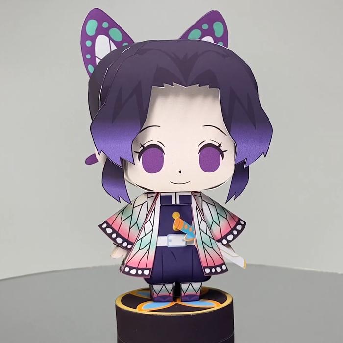 Jual Chibi Shinobu Kocho Sword Kimetsu No Yaiba Demon Slayer Papercraft ...