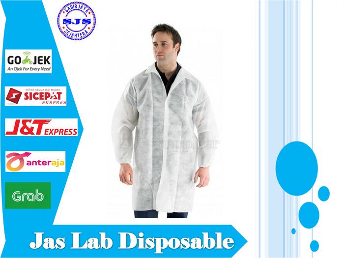 Jual Jas Lab sekali pakai Murah Jas Lab Disposable Non Woven Harga ...