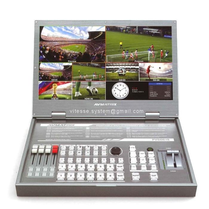 Jual Streaming Video Mixer Portable AVMATRIX PVS0615U with Recorder ...