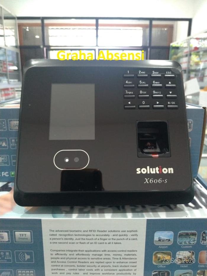 Jual mesin absensi wajah dan access door Solution X606s - Kota Tangerang - Grahaabsensi | Tokopedia