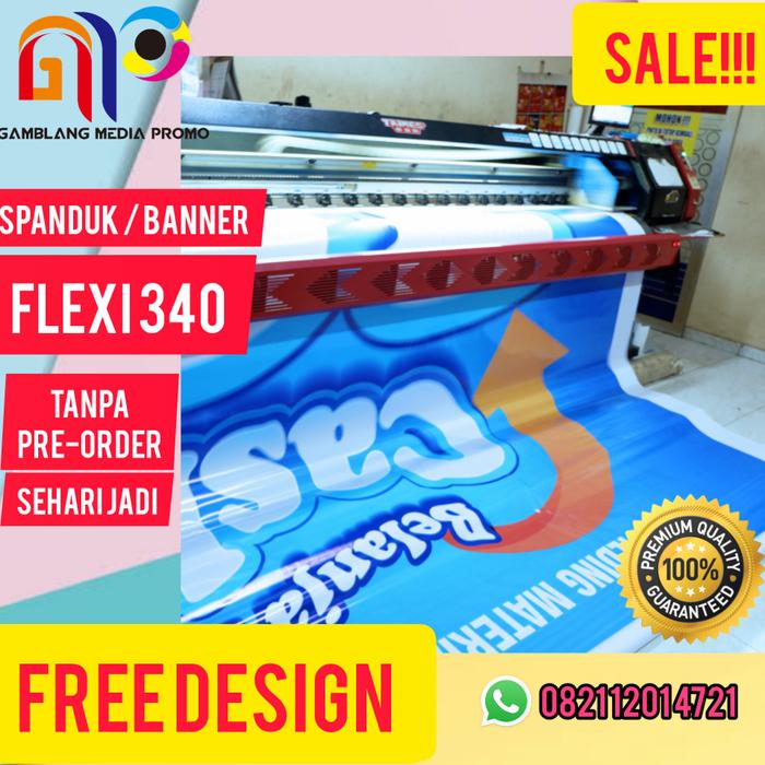 Jual Cetak Spanduk/ Print Banner/ Baliho Online Murah Hires Flexi 340 - Jakarta Selatan ...
