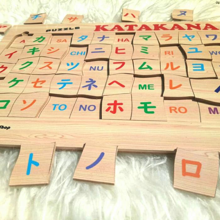 Jual Puzzle huruf katakana - Kab. Karawang - Yasashi Japan shop | Tokopedia
