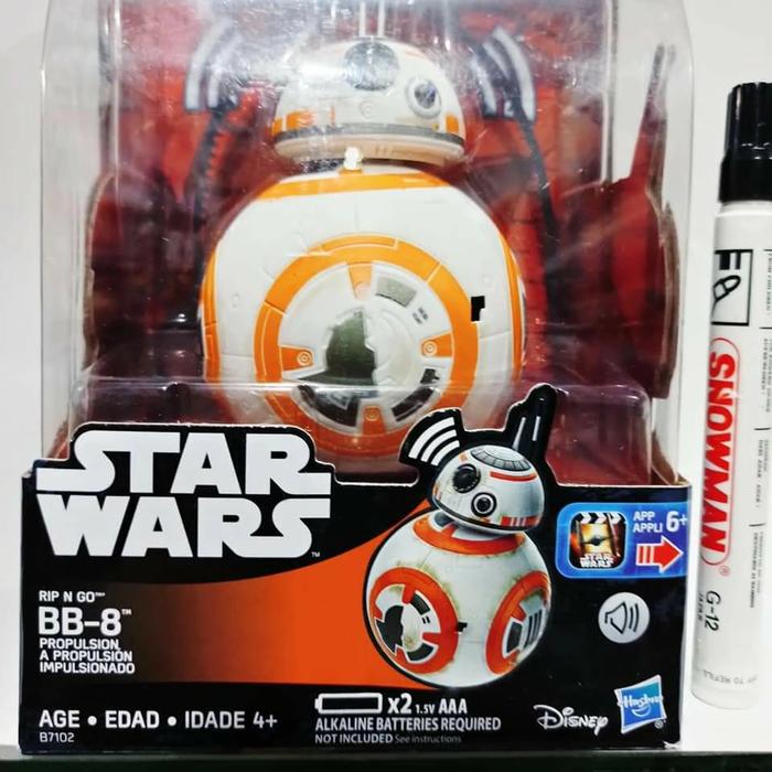 Jual mainan figure starwars BB8 hasbro rip n go propulsion tinggi ...