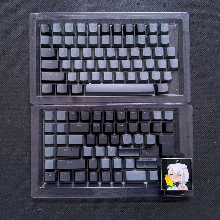 Jual Keycaps Mechanical Keyboard PBT Durgod Skylight Slate OEM Double ...
