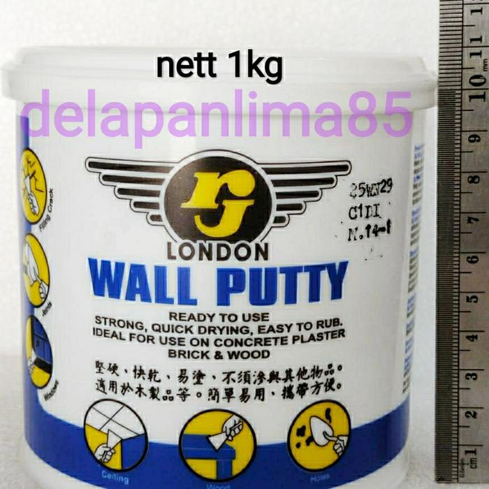 Jual Dempul Tembok Wall Putty Rj /dempul kayu/dempul gypsum/flamir ...
