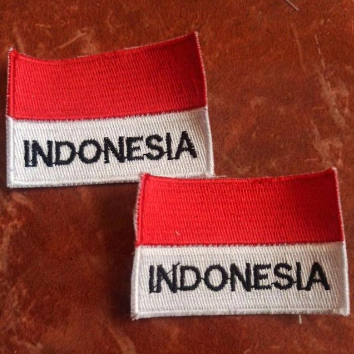 Jual BENDERA MERAH PUTIH BADGE GARUDA BORDIRAN MERAH PUTIH GARUDA ...