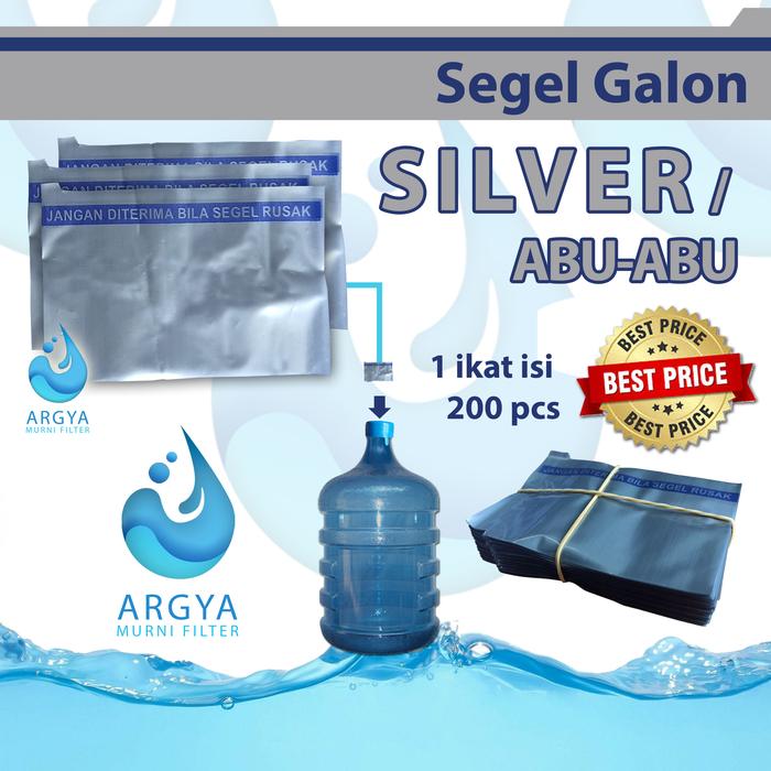 Jual Segel Galon / Segel Plastik Galon Silver (Abu-abu) - Jakarta Pusat ...