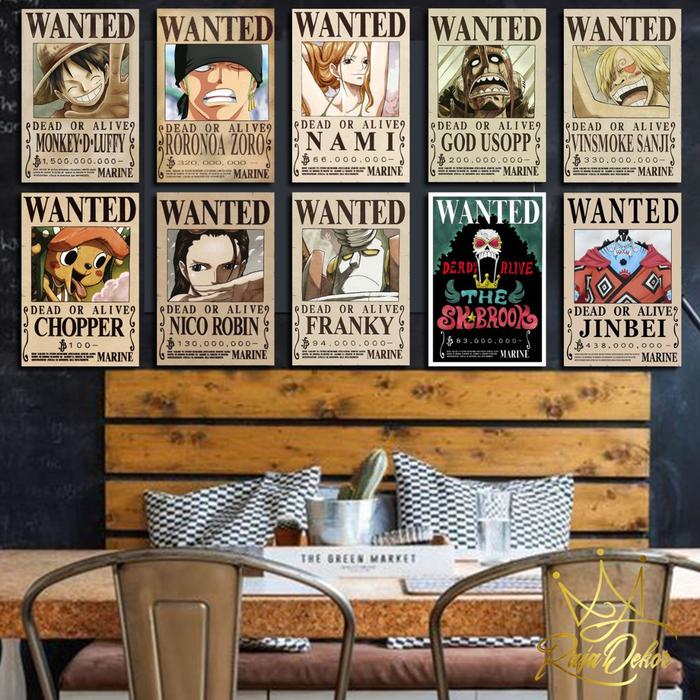 Jual POSTER BURONAN ONE PIECE BINGKAI KAYU / BINGKAI - Jakarta Utara ...