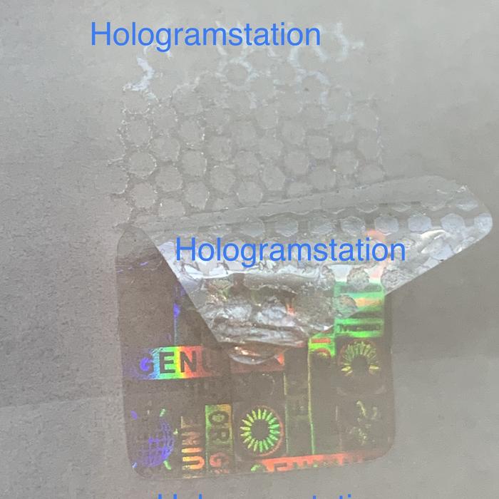 Jual Stiker Hologram Transparan Honeybee Foil 2.5 x 1.6 cm (min 10 ...