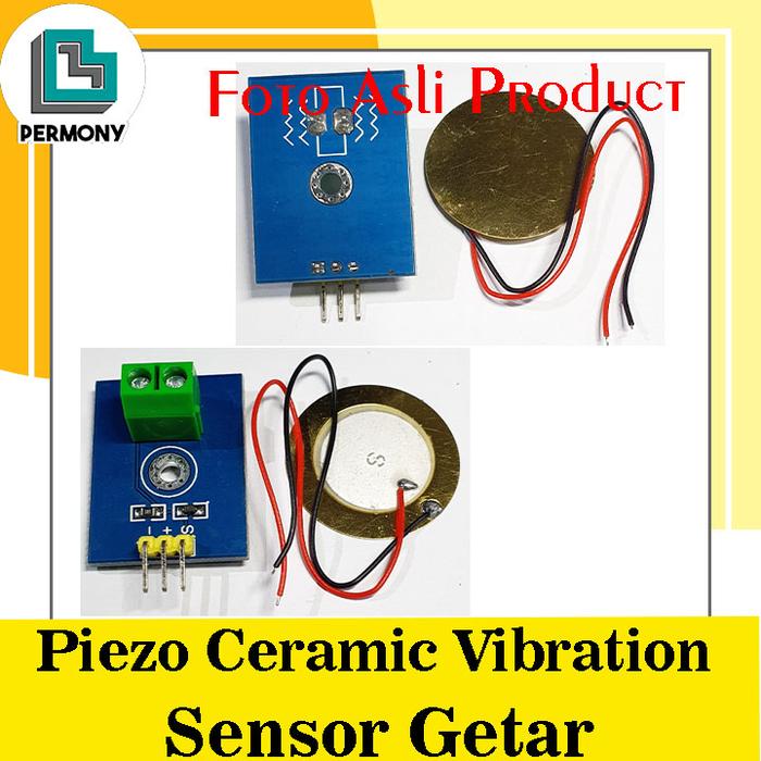 Jual Piezo Analog Piezoelectric Ceramic Vibration Sensor getar kramik ...