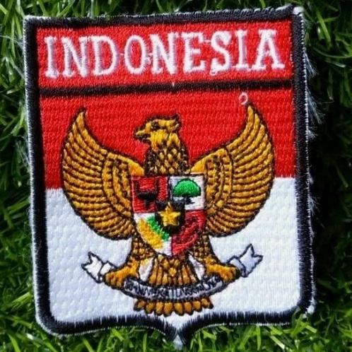Jual BENDERA MERAH PUTIH BADGE GARUDA BORDIRAN MERAH PUTIH GARUDA ...