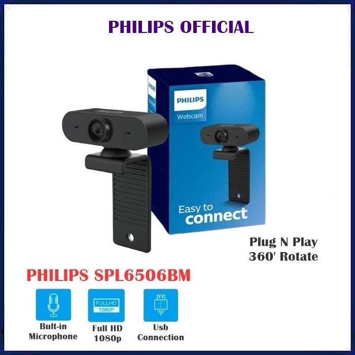 Promo PHILIPS Webcam SPL6506BM SPL6506 BM SPL 6506 Full HD Bukan c270 ...