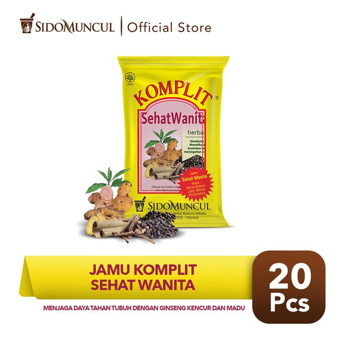 Promo Jamu Komplit Sehat Wanita 20's - Daya Tahan Kencur Ginseng Madu ...