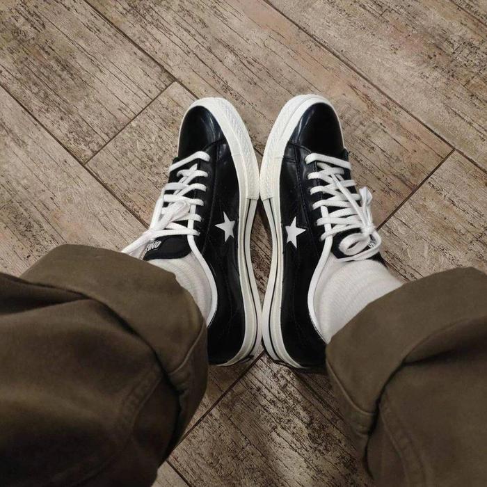 Jual Converse Hanbyeol One Star OX Han Byeol Leather Black Original ...