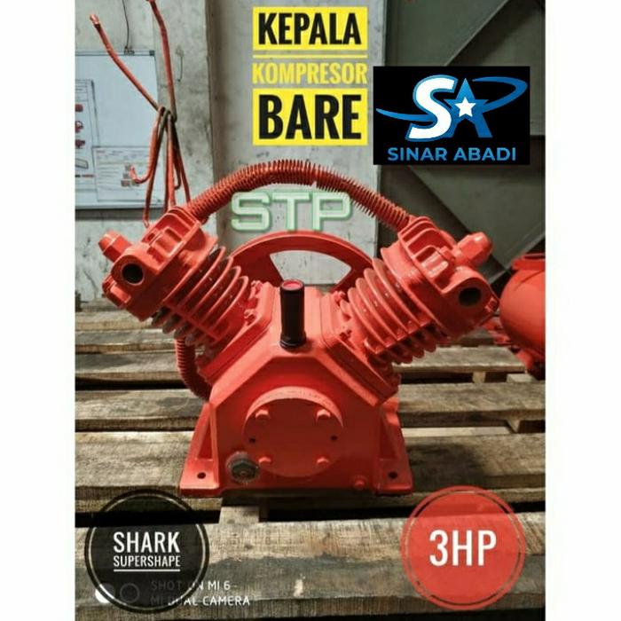 Jual SHARK KEPALA BARE 3HP BAR KOMPRESSOR COMPRESSOR KOMPRESOR 3 HP ...