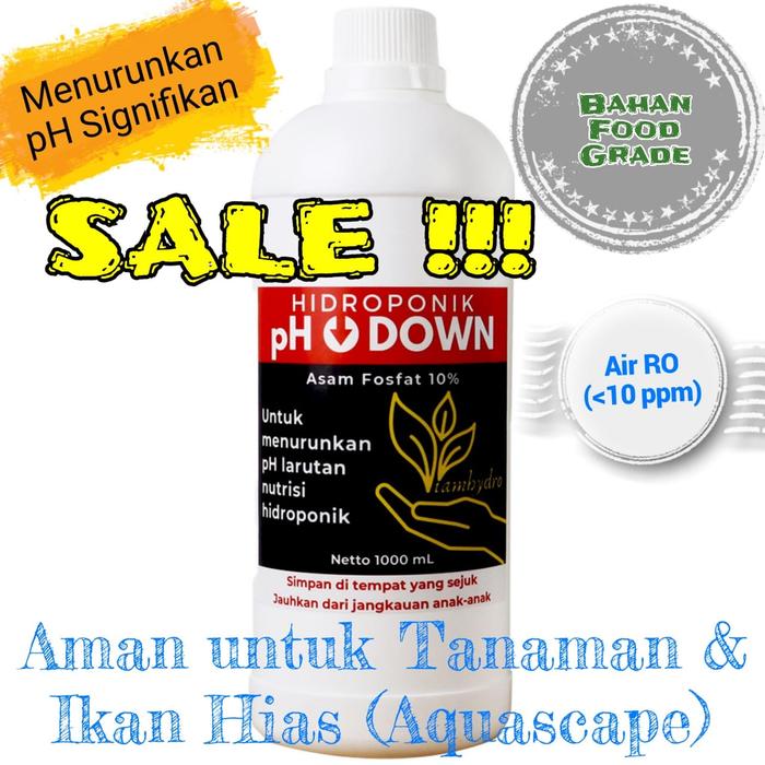 Jual pH Down 1 Liter Untuk Hidroponik - Jakarta Barat - Blooming Bale | Tokopedia