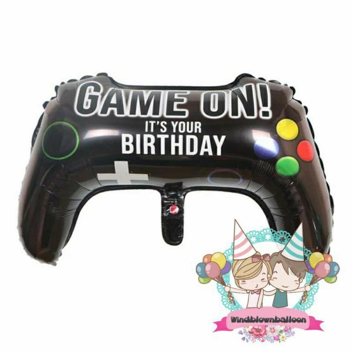 Jual Windblown Balloon Foil Boys Game On Birthday Stick Console XBOX ...