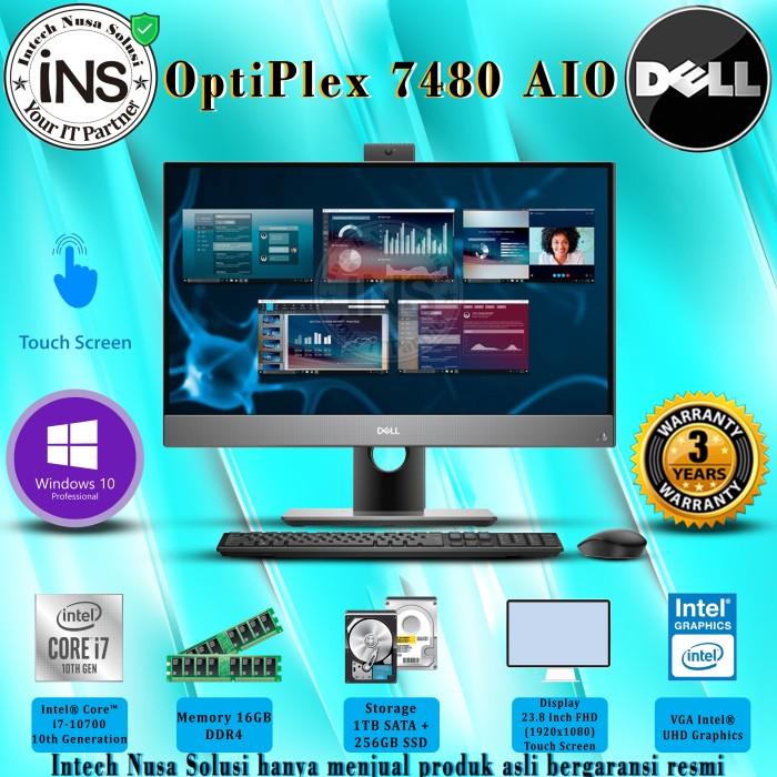 Jual DELL Optiplex 7480 AIO Core i7-10700 32GB 1TB + 256GB SSD WIN10PRO ...
