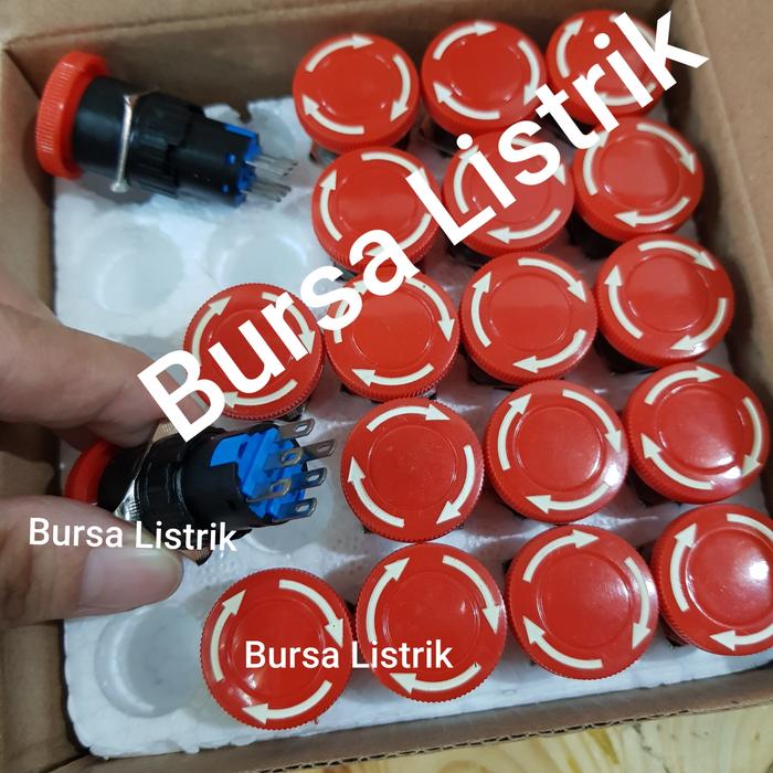 Jual Emergency Stop Push Button 16mm 6kaki tipe 16-22ZS - Jakarta Pusat ...