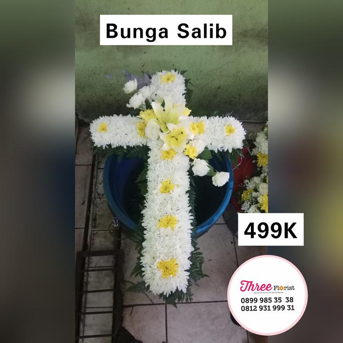 Jual bunga salib duka cita / bunga salib / bunga salib ucapan duka cita ...
