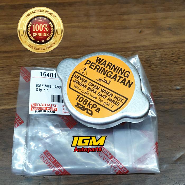 Jual Cap tutup radiator Ayla Agya Sigra Cayla Original - Kota Tangerang ...
