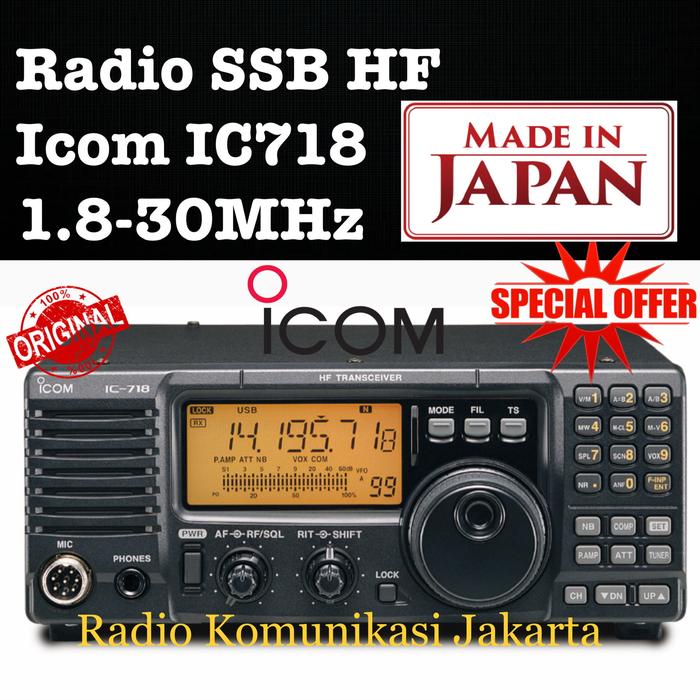 Jual Original Ori Radio SSB HF Icom IC718 IC-718 1.8-30MHz - Jakarta ...