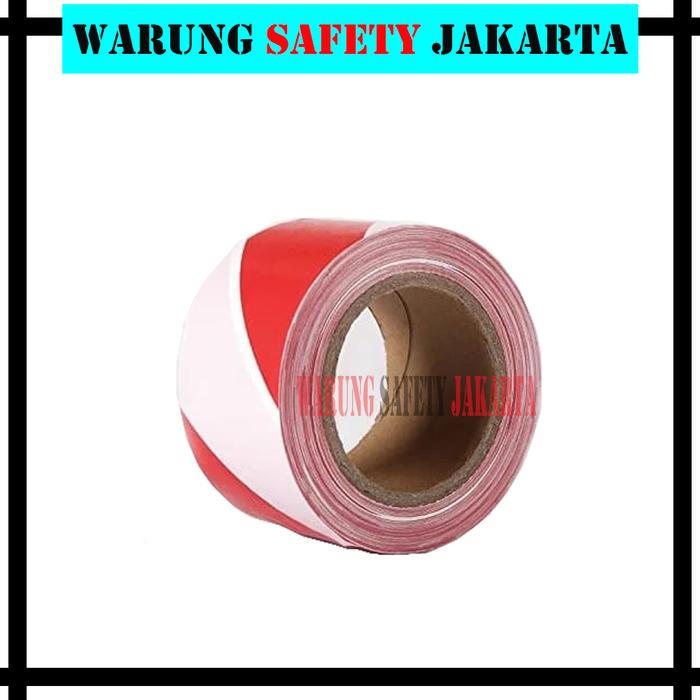 Jual POLICE LINE GARIS POLISI BARRICADE LINE 3 x 300 m MERAH PUTIH ...