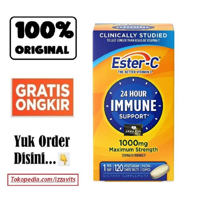 Jual Ester C Ester-C Immune Support 1000mg Vitamin Vit C 1000 120 Tab ...
