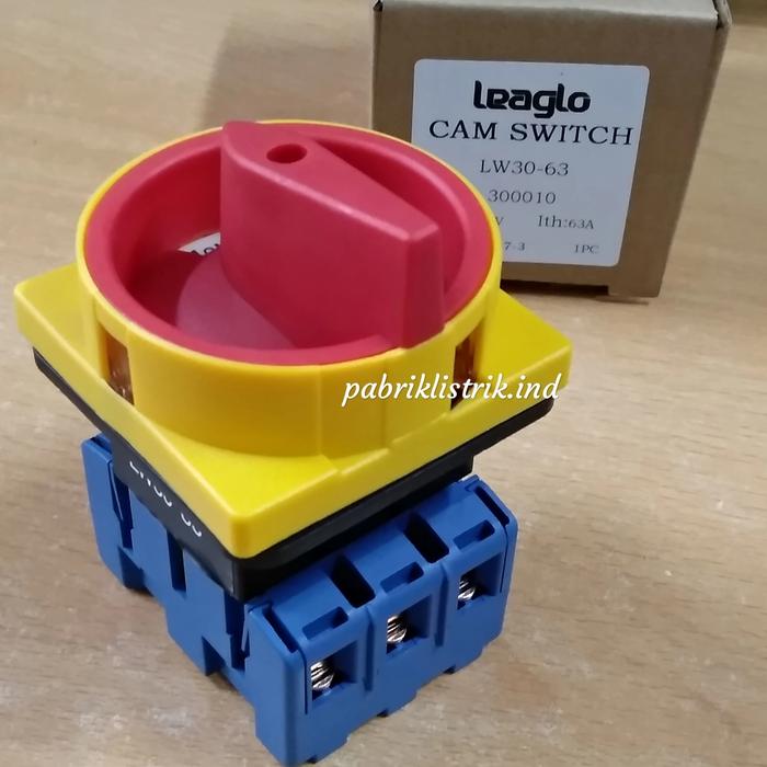 Jual CAM selector switch ON OFF 3P 63A LEAGLO LW30 63 - Switch only - Jakarta Utara ...