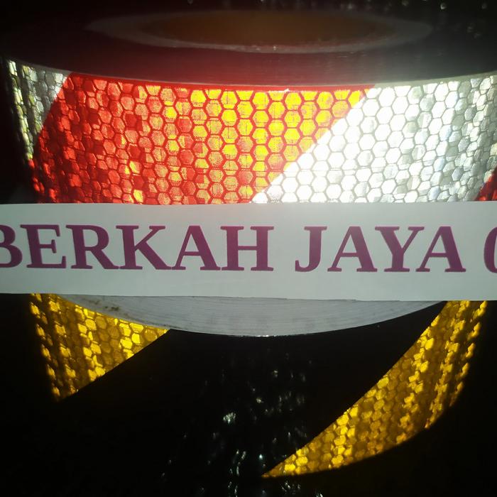 Jual Stiker polis Lane / stiker Baricade Rambu jalan 5cm x 45 mtr ...