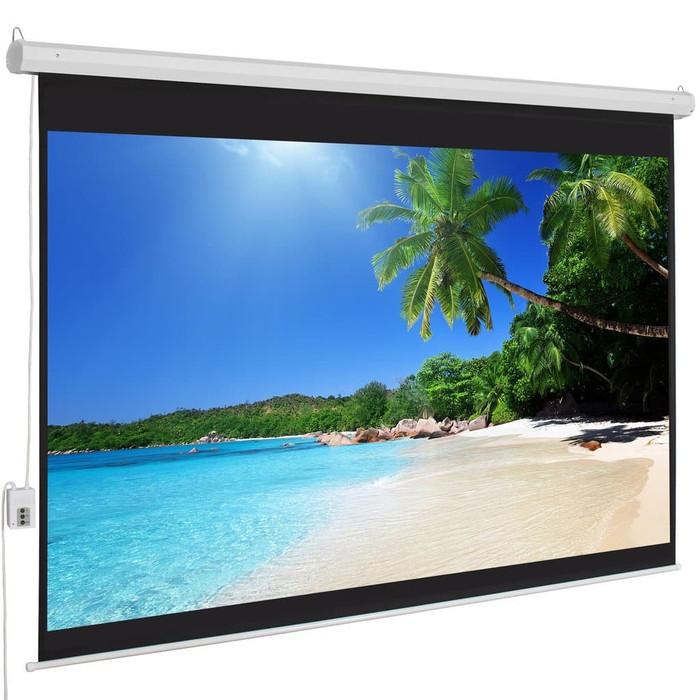 Jual Screen Projector 80" 16:9 Motorize / Layar Proyektor 80" 16:9 ...